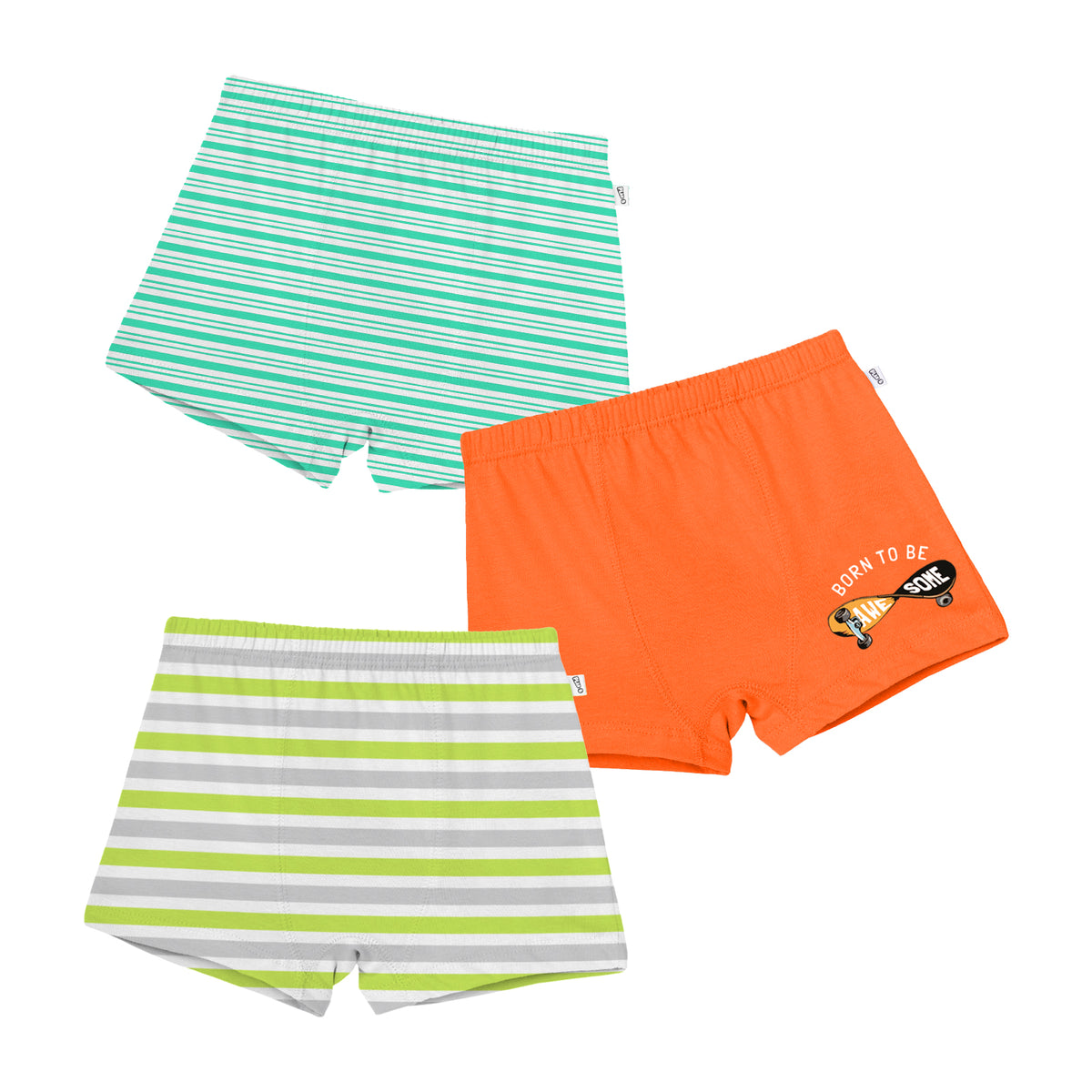 Stripey 3-Pack Boy Boxers – Plan B