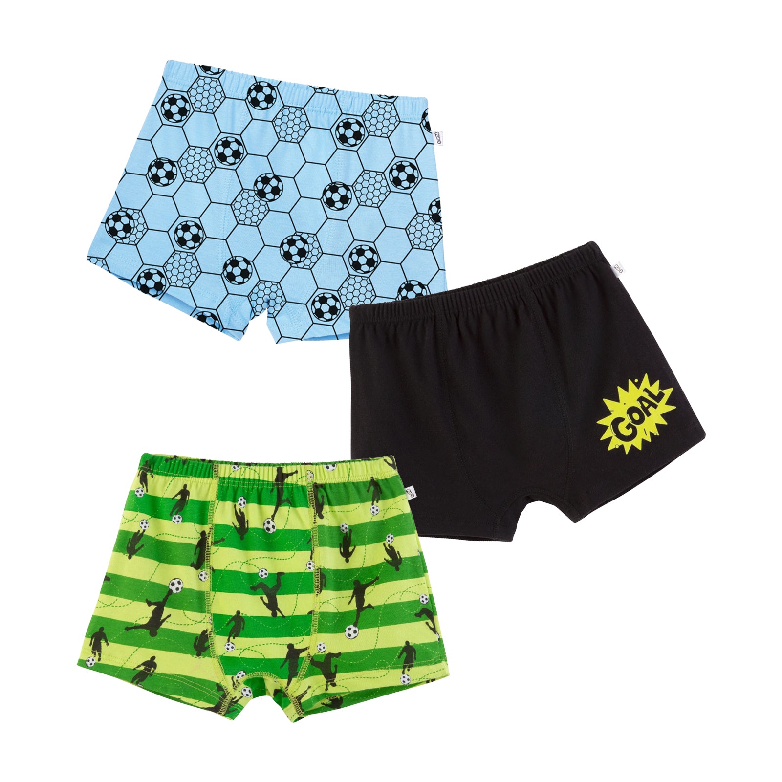 Football 3-Pack Boy Boxers – Plan B