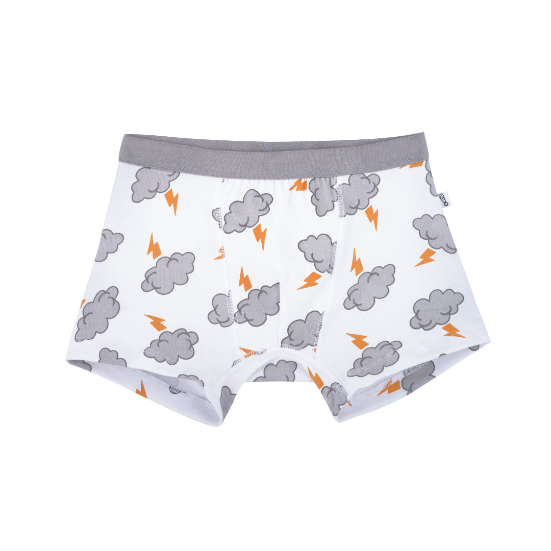 Thunderstrom White Boy Trunks