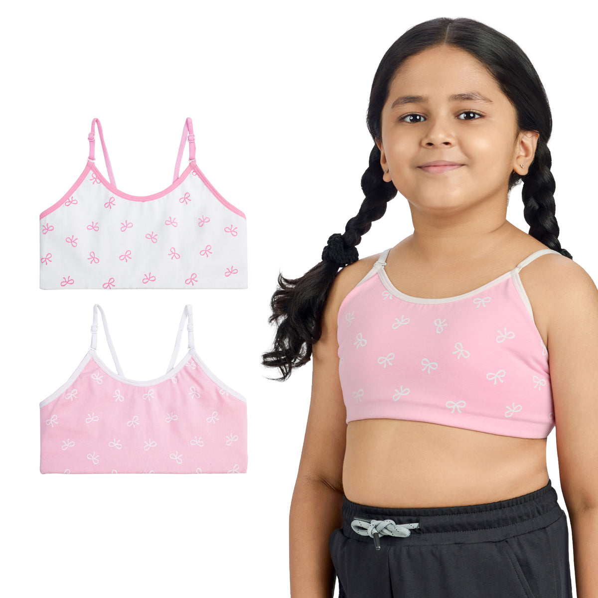Bows 2-Pack Training Bras