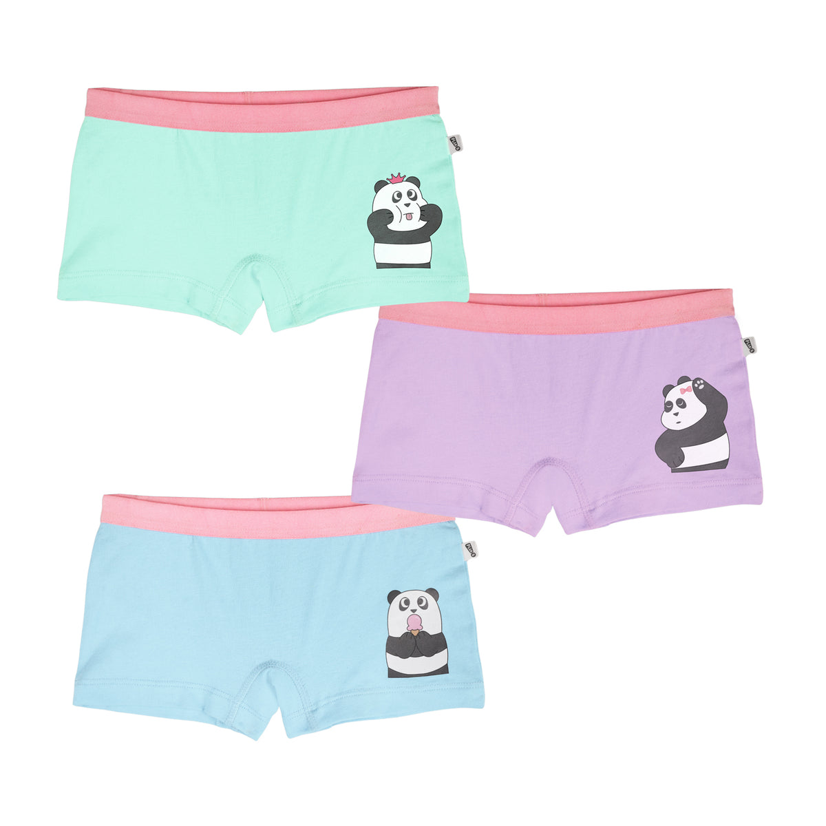 Panda 3-Pack Girl Trunks