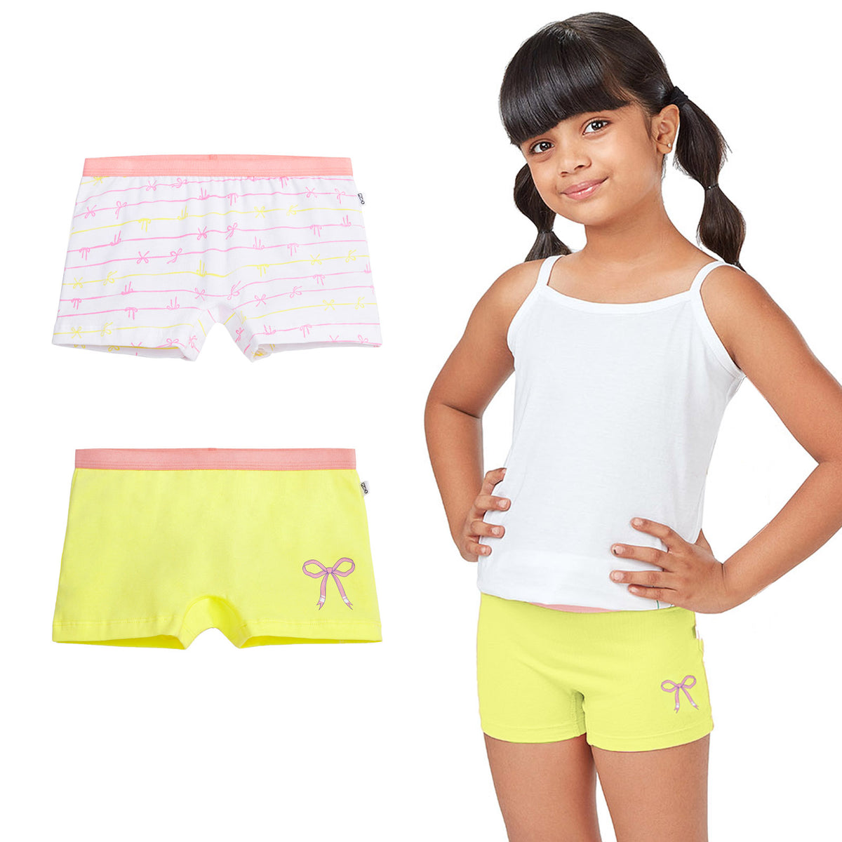 Bows 2-Pack Girl Trunks