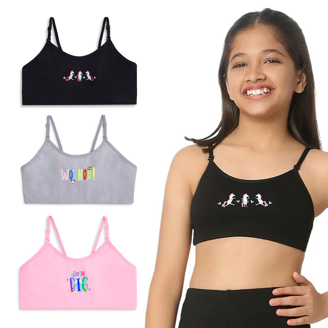 Geometric 2-Pack Training Bras