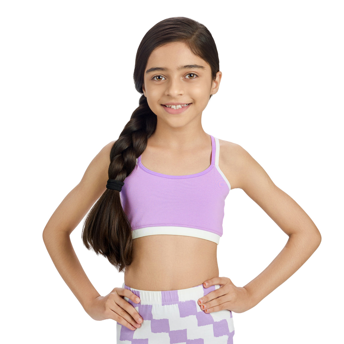 Lavender Dual Strap Training Bra