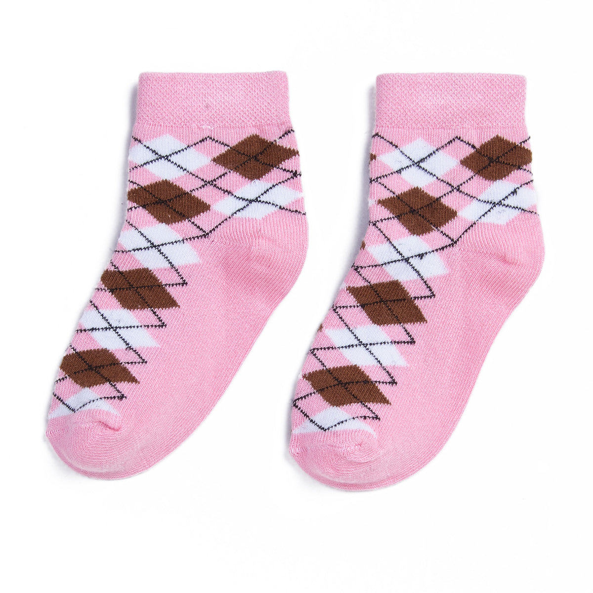 Pink Checkers Socks