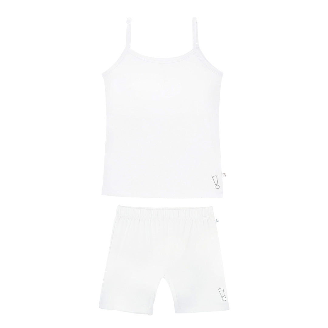 White Inner Shorts & Padded Camisole Set – Plan B