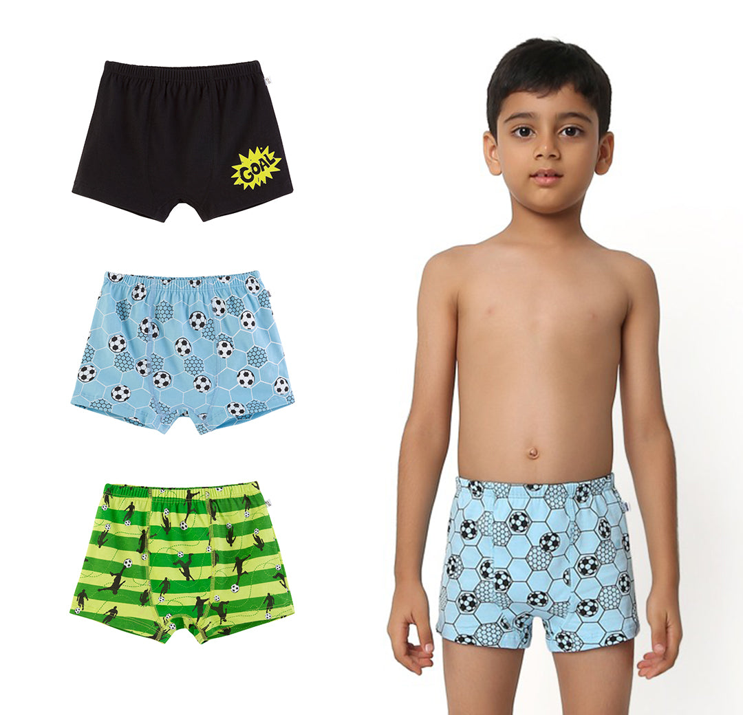 Football 3-Pack Boy Boxers