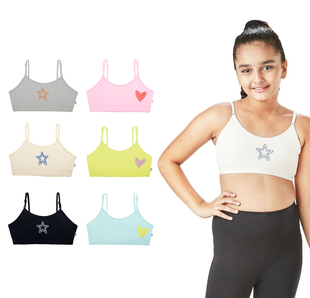 Basic 6-pack Training Bras