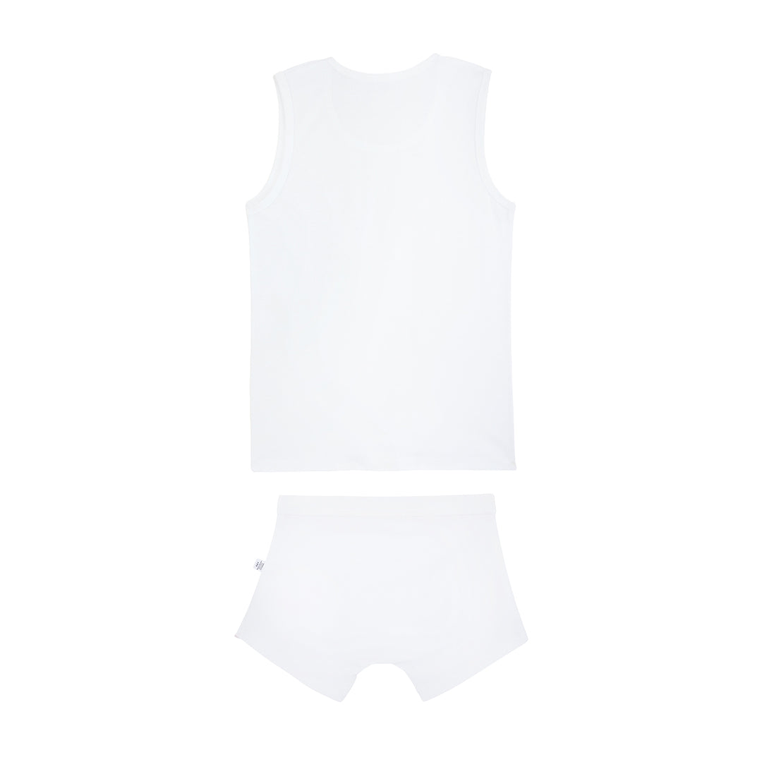 White Trunk & Vest Set – Plan B