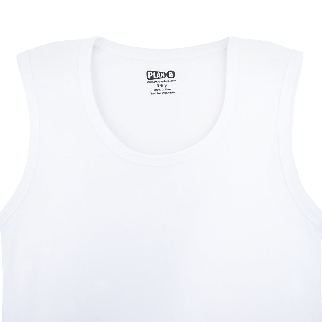 White Trunk & Vest Set – Plan B